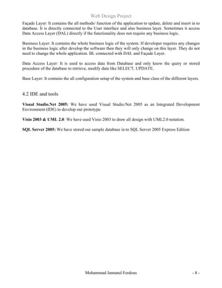 Web design-project-report3961 | PDF