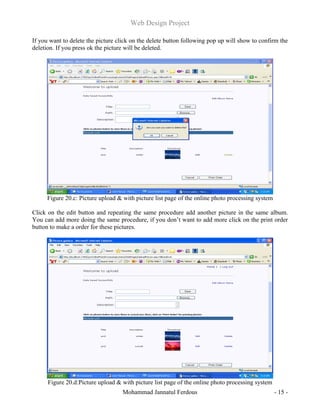 Web Design Project Report | PDF
