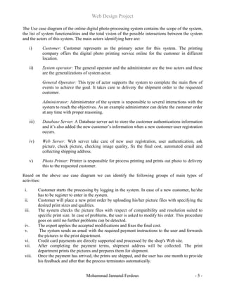 Web Design Project Report | PDF