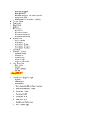 Web designing-training-by-ruchiwebsolutions | PDF | Web Design and HTML | Internet