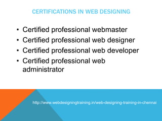 Web designing-training-in-chennai | PPT