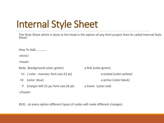 Web Designing 2 Css Basic Coding Ppt 