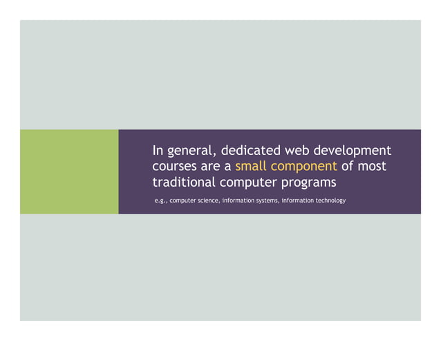 Constructing a Web Development Textbook | PPT