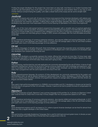 Web Developer Salary in 2015 2020 | PDF