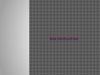 Web engineering / web design & development | PPT