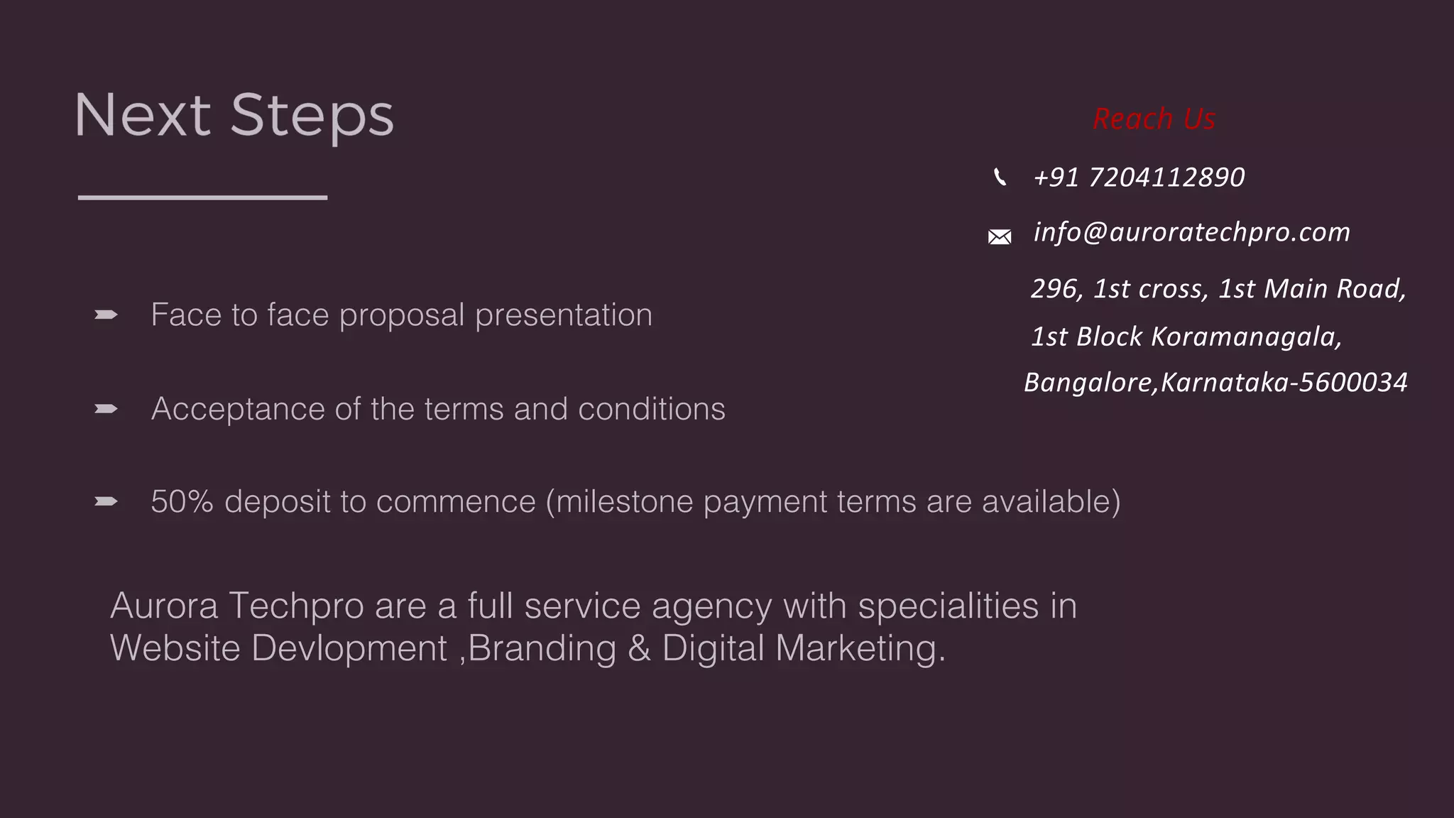 Aurora techpro Web development | PDF