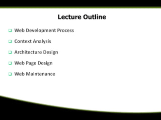 Web engineering ppt | PPTX