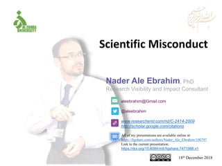 Scientific Misconduct | PDF