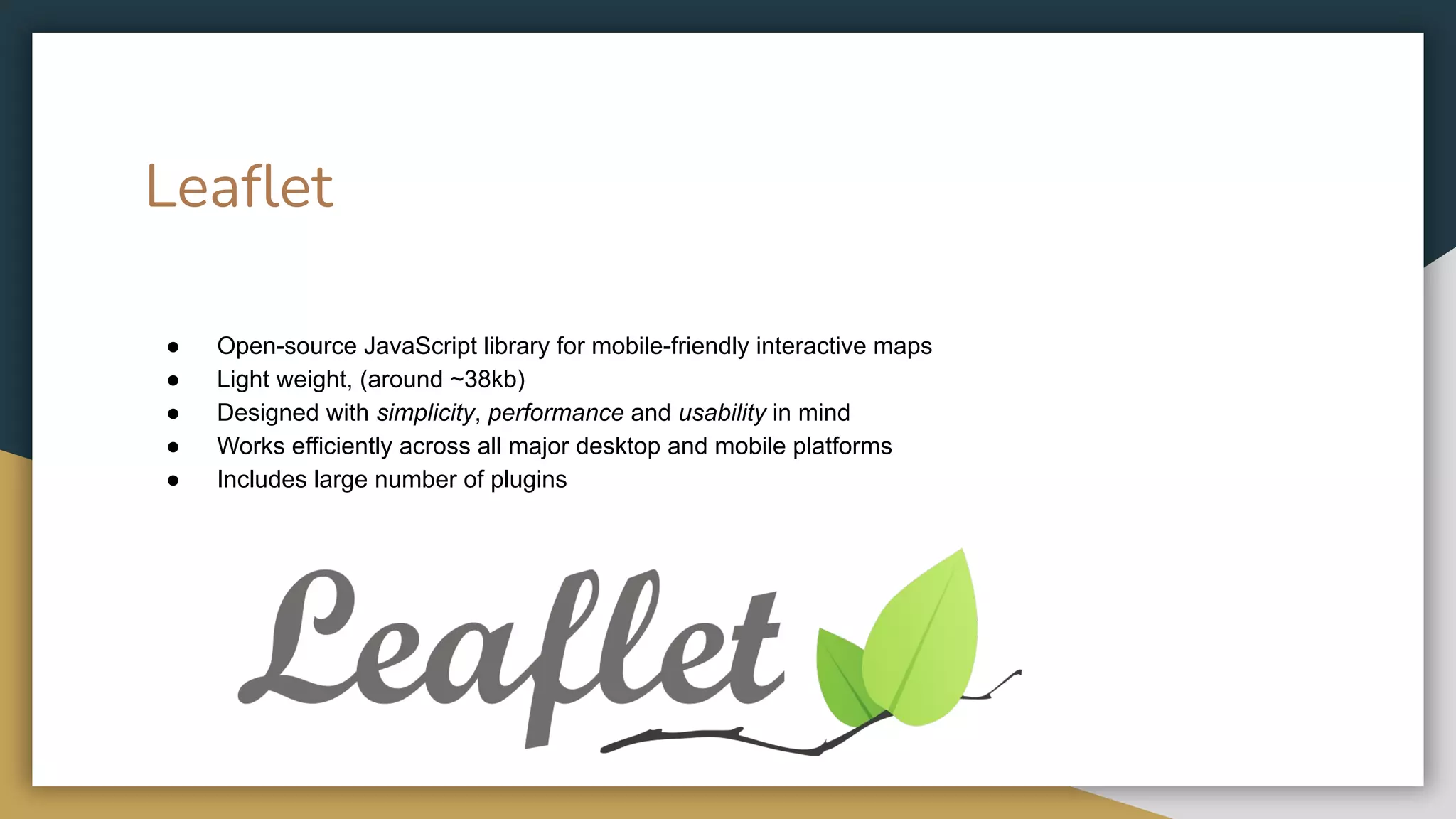 Basic training on web-GIS | PPT