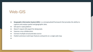 Basic training on web-GIS | PPT