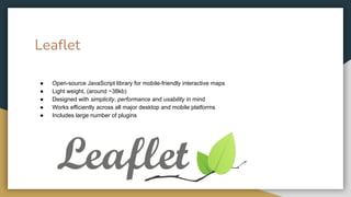 Basic training on web-GIS | PPT