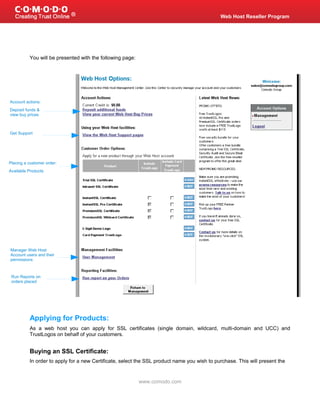 Web Host Reseller Program | PDF