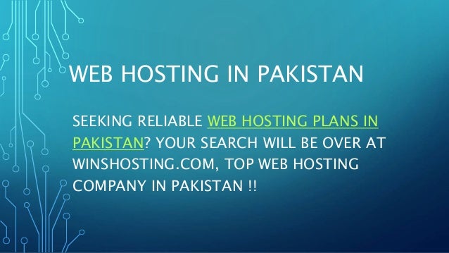 Web Hosting in Pakistan - cPanel Web hosting plans in Pakistan
