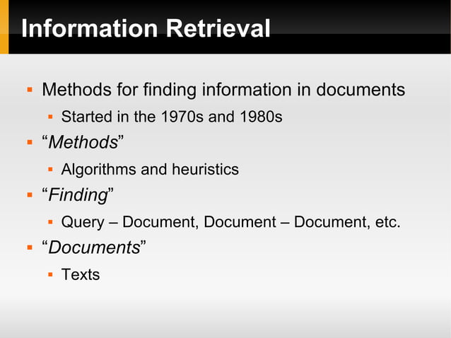 Web Information Retrieval and Mining | PPT