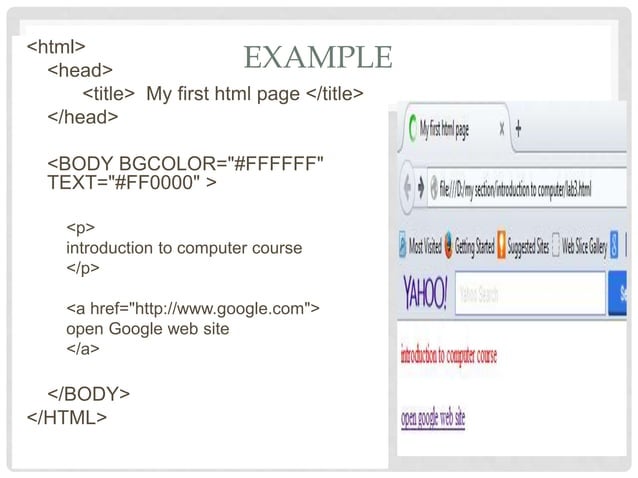 web-lab2 for computer science html tss css java | PPT