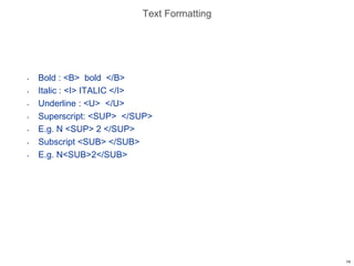 Web fundamental concept and tags | PPTX