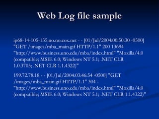 Web Log Files | PPT