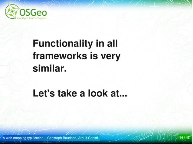 OSGeo Web Mapping Software Comparison | PDF | Web Design and HTML | Internet