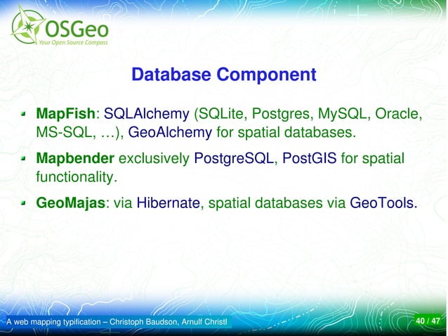 OSGeo Web Mapping Software Comparison | PDF | Web Design and HTML | Internet