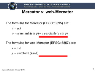 NGA’s Position on “Web-Mercator” | PPTX