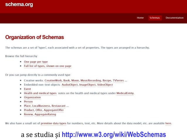 Dezvoltarea aplicațiilor Web (supliment): Modelarea datelor în HTML: microformate, scheme de ...