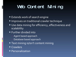 Web Mining | PPT