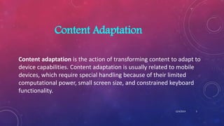 Adaptation & Personalization of web application | PPTX