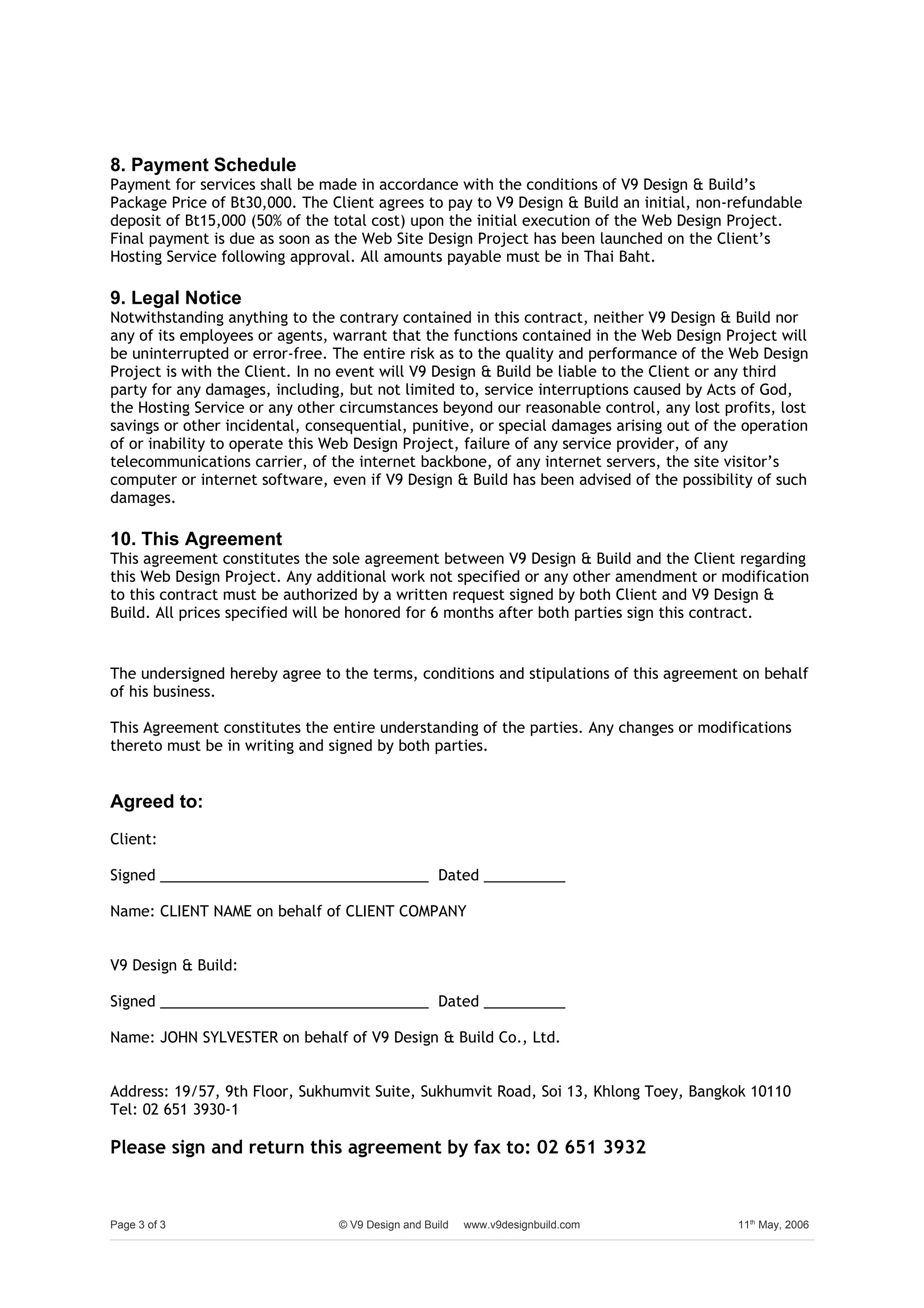 Web Project Agreement Form.doc