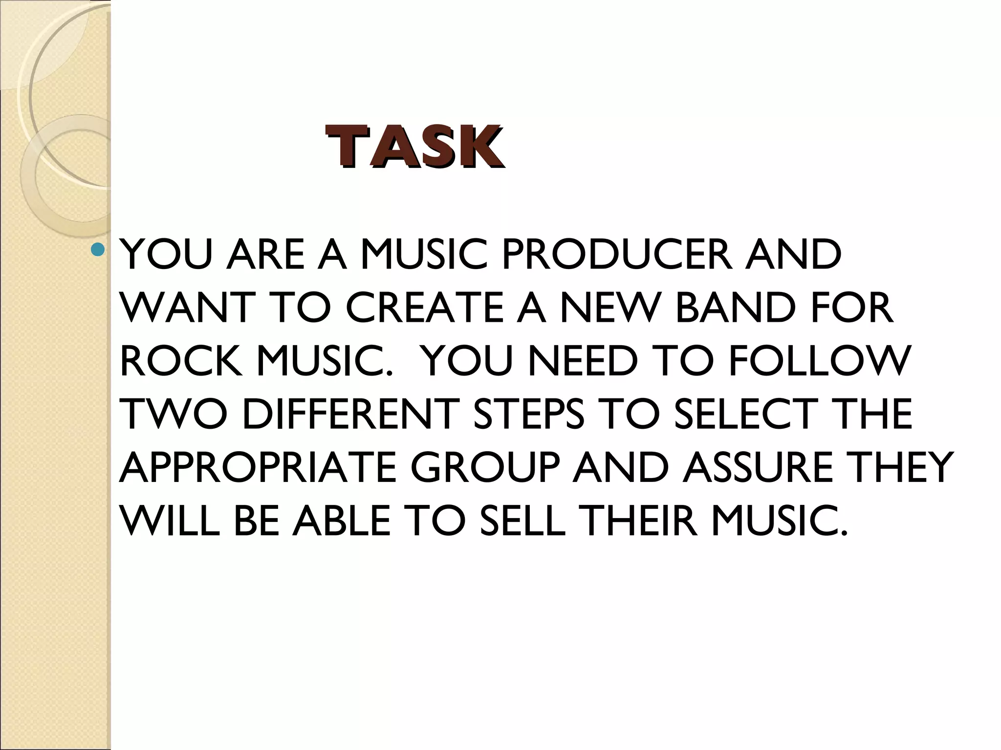 Web Quest Sample | PPT | Music | Entertainment