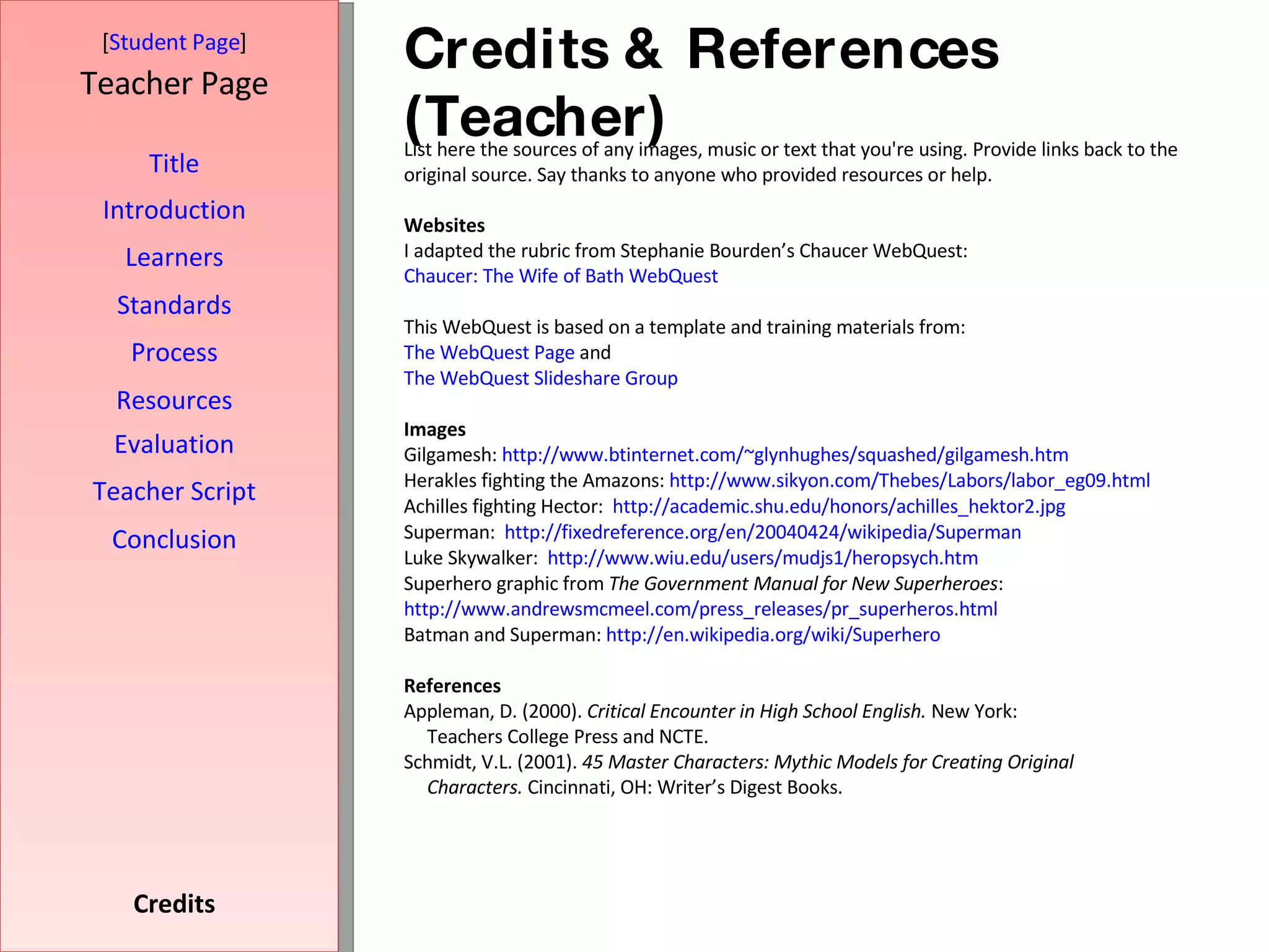 Web Quest The Heros Journey | PPT