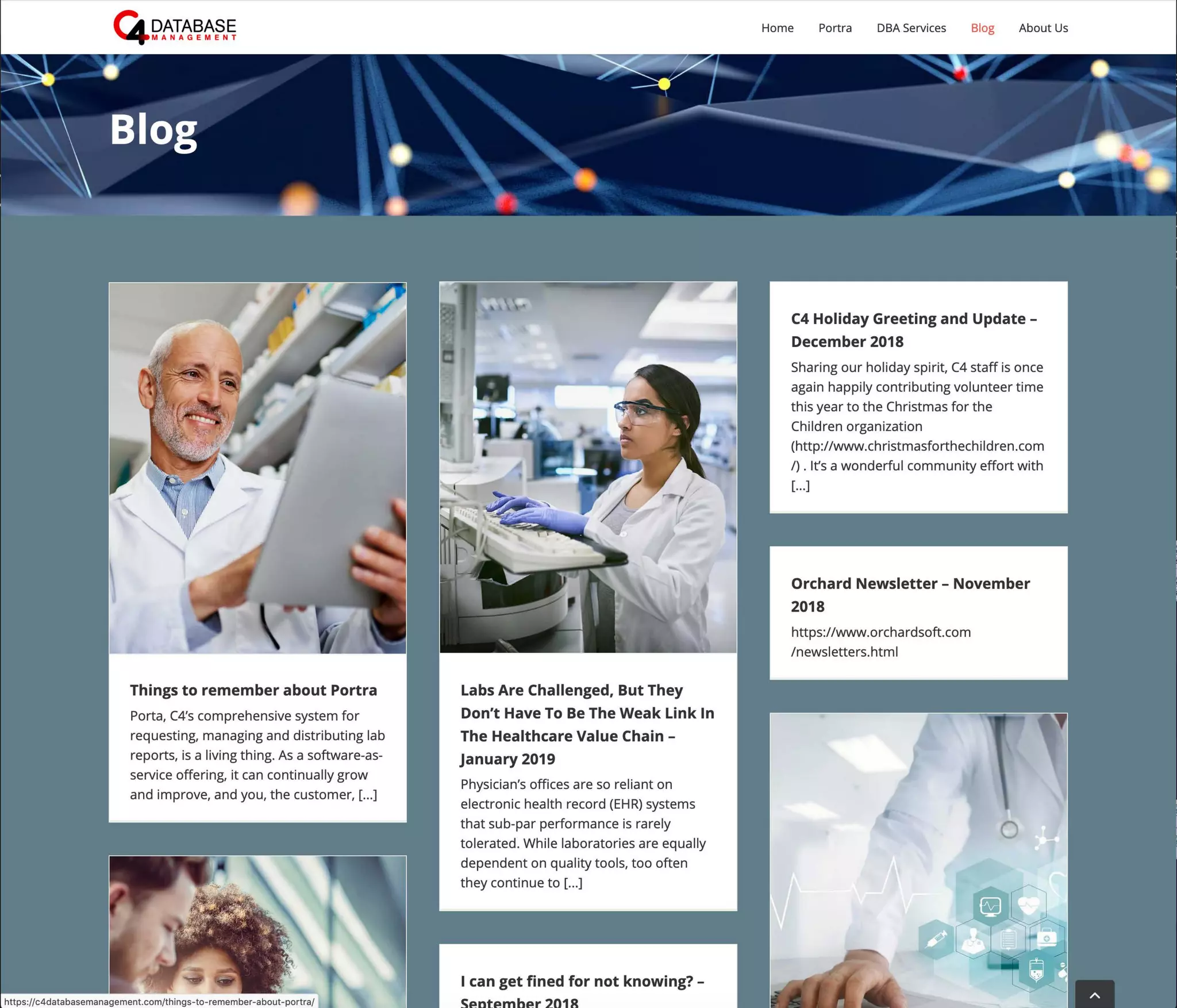 C4 Database Management Website | PDF