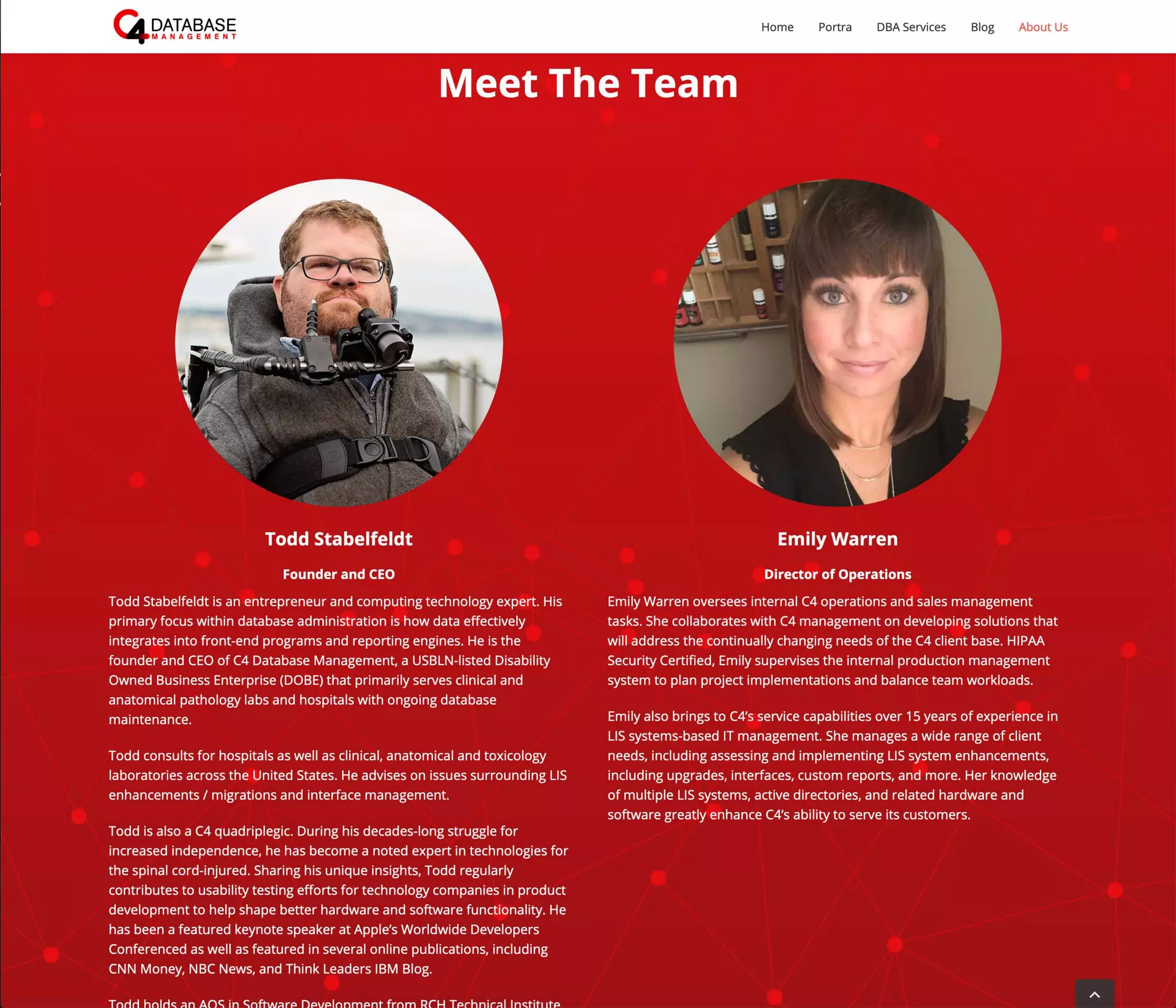 C4 Database Management Website | PDF