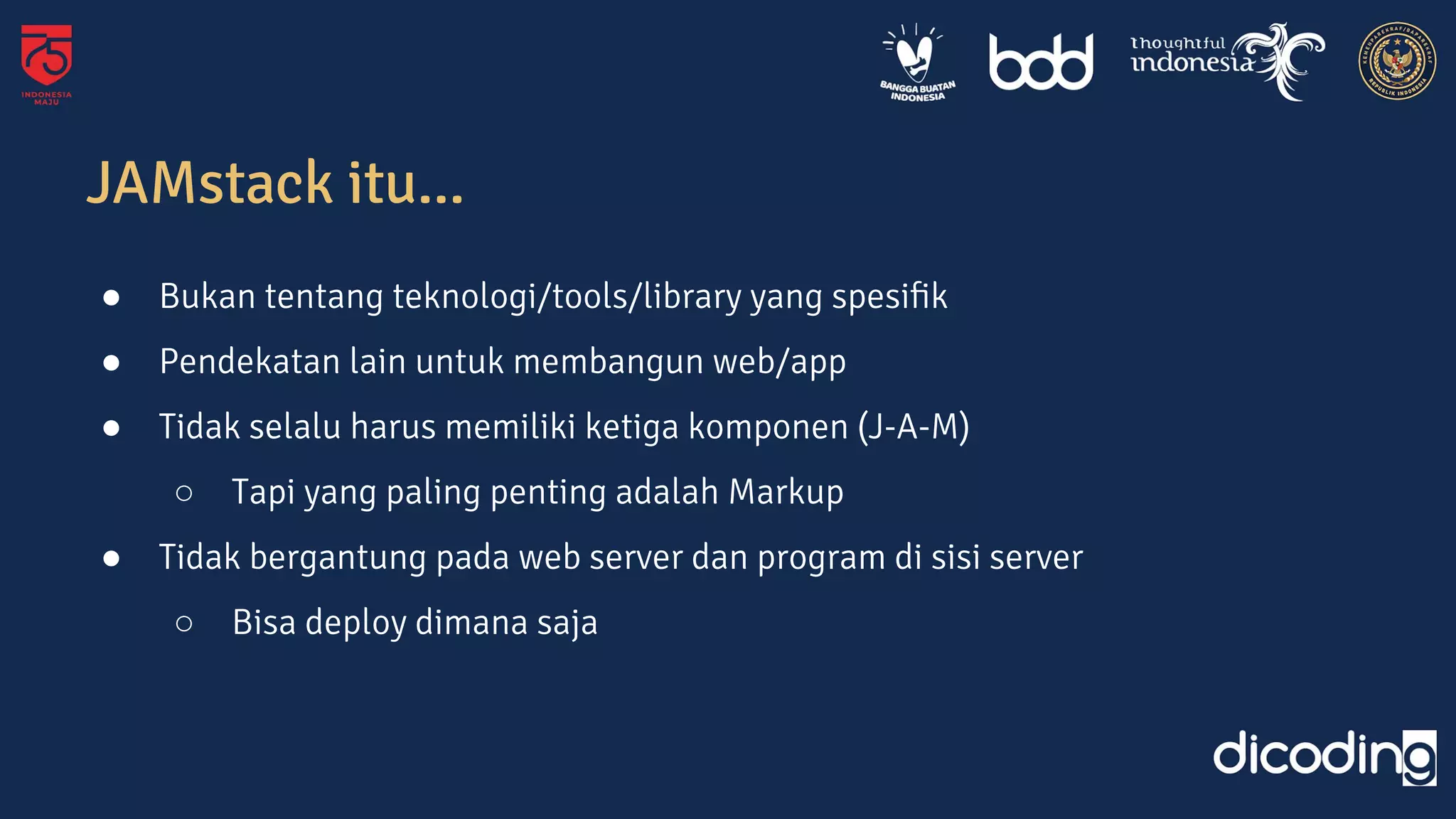 Berkenalan dengan Arsitektur JAMstack-Rizqy Hidayat (Product Engineer-Dicoding) | PDF