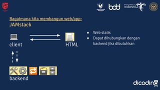 Berkenalan dengan Arsitektur JAMstack-Rizqy Hidayat (Product Engineer-Dicoding) | PDF