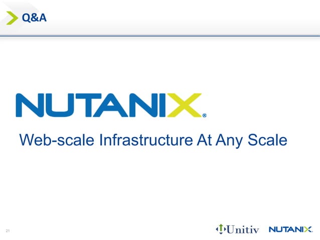 Web scale IT - Nutanix | PPT