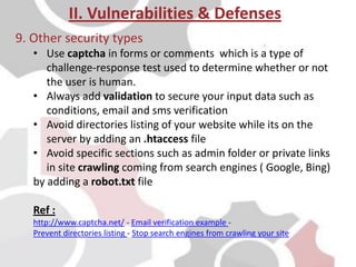 Web security | PPSX | Web Development | Internet