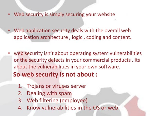 Web security | PPT