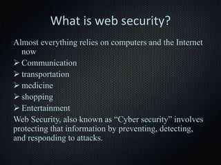 Web security | PPT