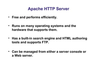 Web Server Hardware and Software | PPT