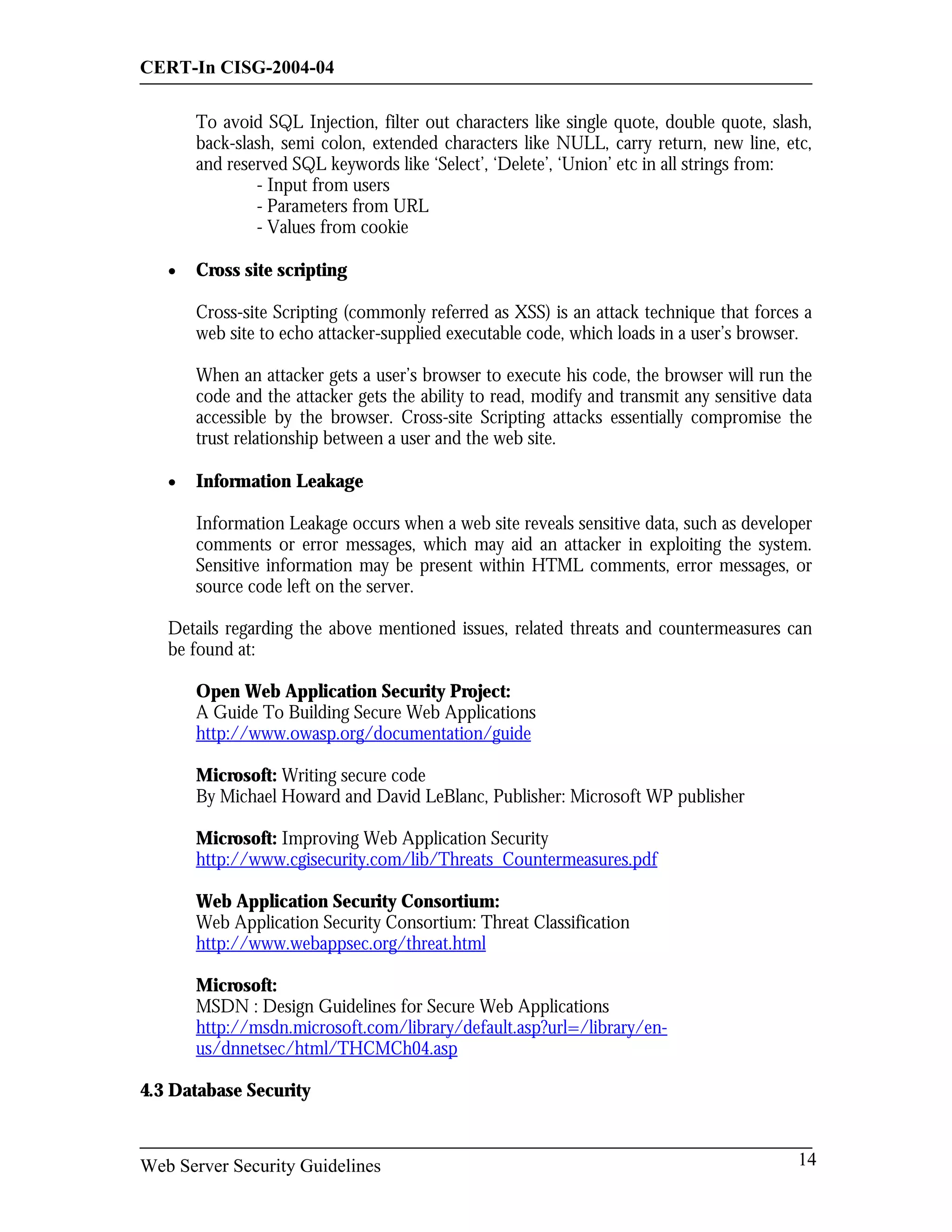 Web Server Security Guidelines | PDF