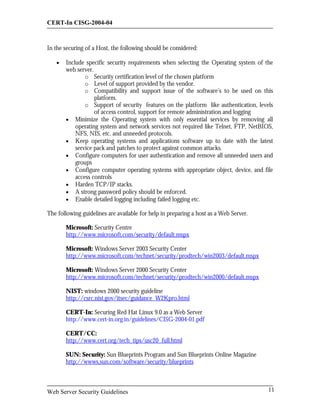 Web Server Security Guidelines | PDF