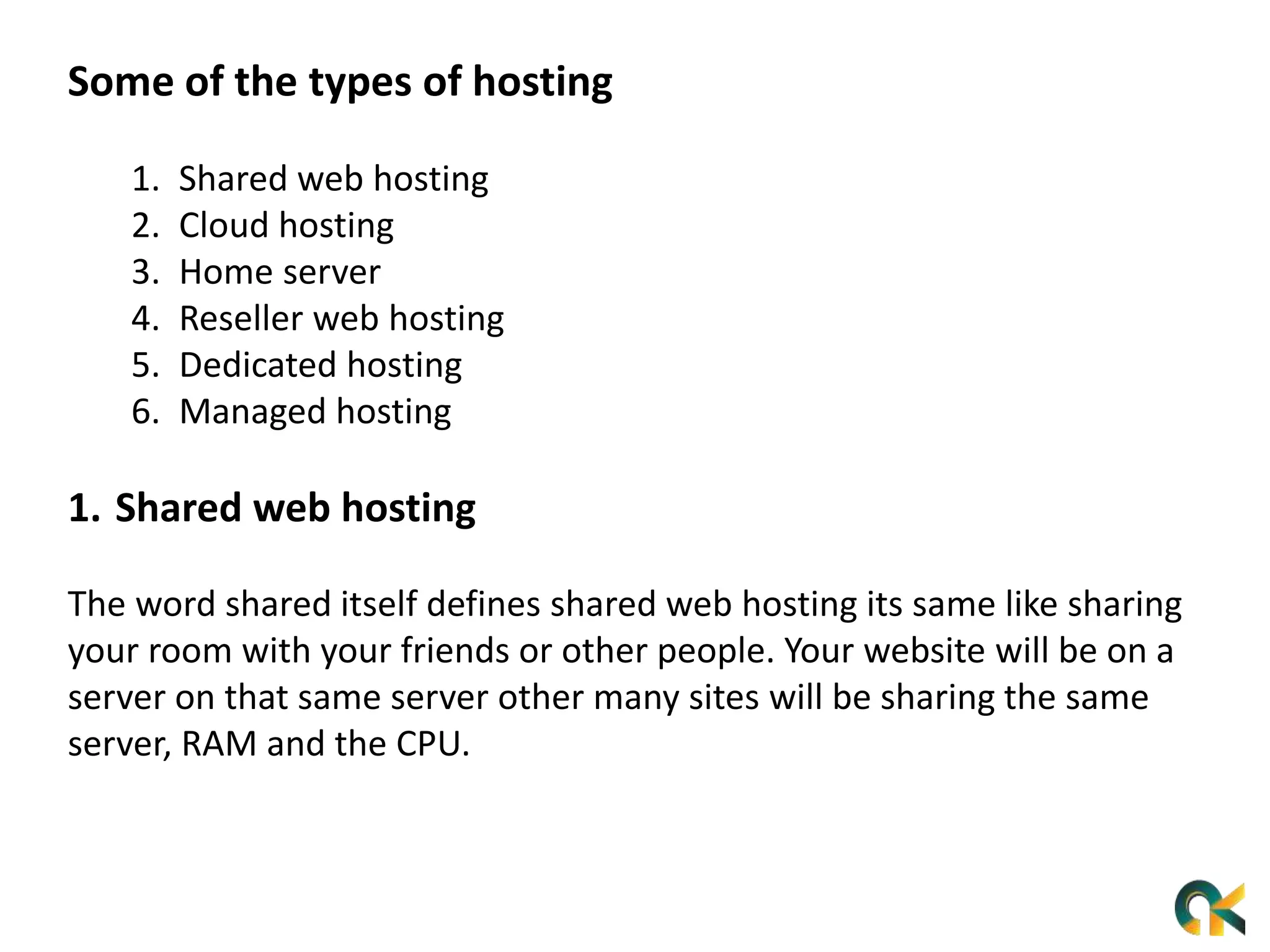 Web server and web-hosting | PPTX