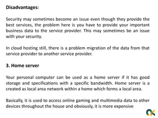 Web server and web-hosting | PPTX