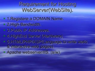 Web Server(Apache), | PPT