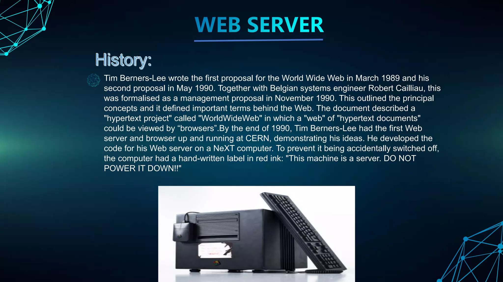 Web-Server & It's Architecture.pptx | Cloud Computing | Internet