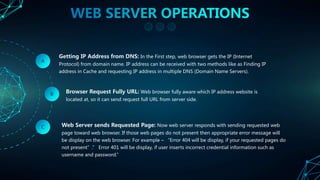 Web-Server & It's Architecture.pptx | Cloud Computing | Internet