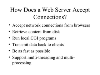 Web servers – features, installation and configuration | PPT | Web ...