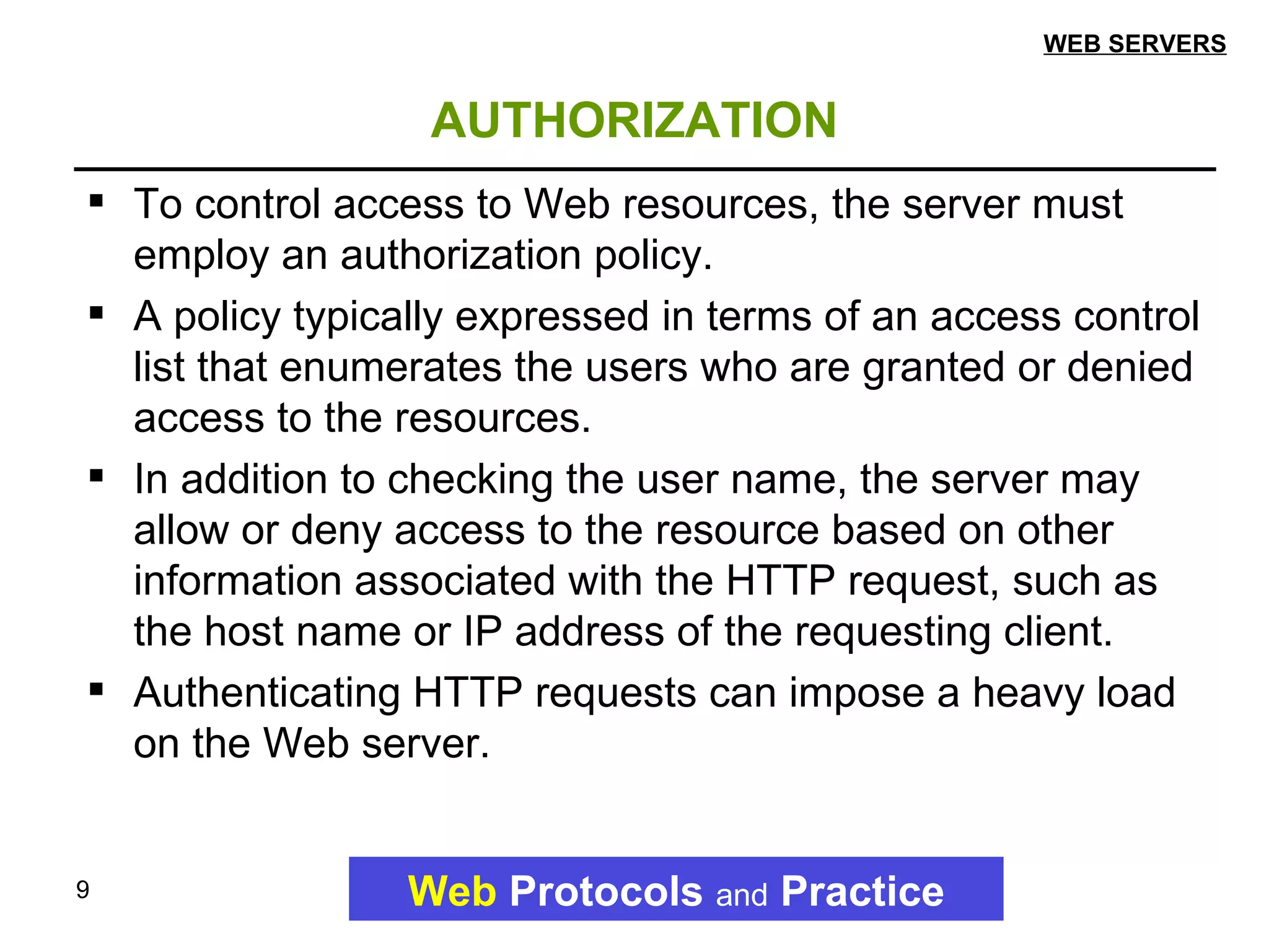 Web Servers (ppt) | PPT