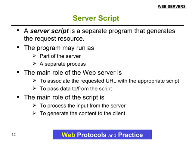 Web Servers (ppt) | PPT | Web Hosting | Internet