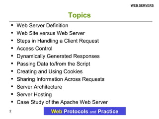 Web Servers (ppt) | PPT